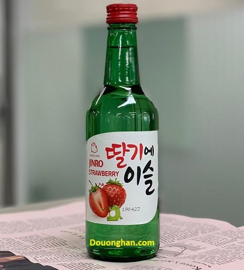Rượu jinro soju dâu tây